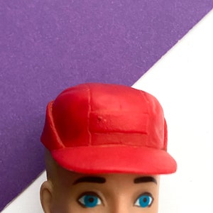 Vintage Ken Doll Red Hunting Cap Hat Going Hunting 1409 - Etsy