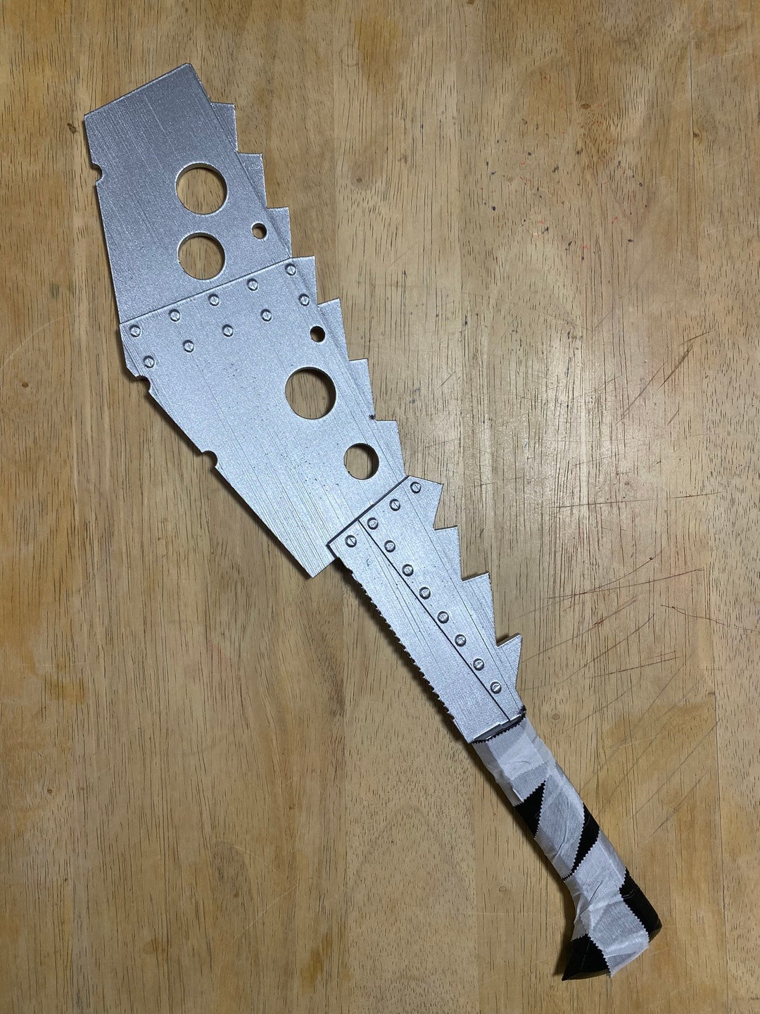 Twisted Metal Sweet Tooth Machete Cosplay Prop - Taped, Airbrushed, and ...