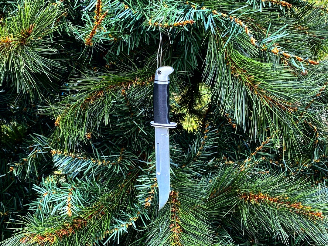 Mini Buck 120 Knife Prop - Christmas Tree Ornament - Etsy