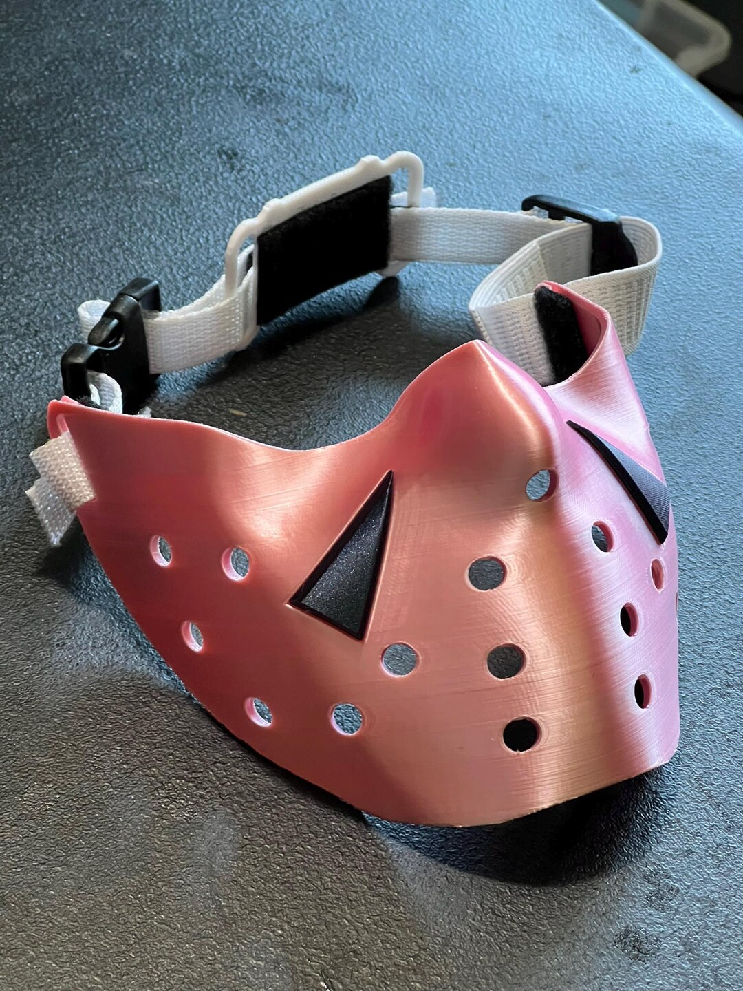 Half Face Hockey Mask - as Seen on Juliana Miller in the UFC - Etsy