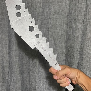 Twisted Metal Sweet Tooth Machete Cosplay Prop - Taped, Airbrushed, and ...