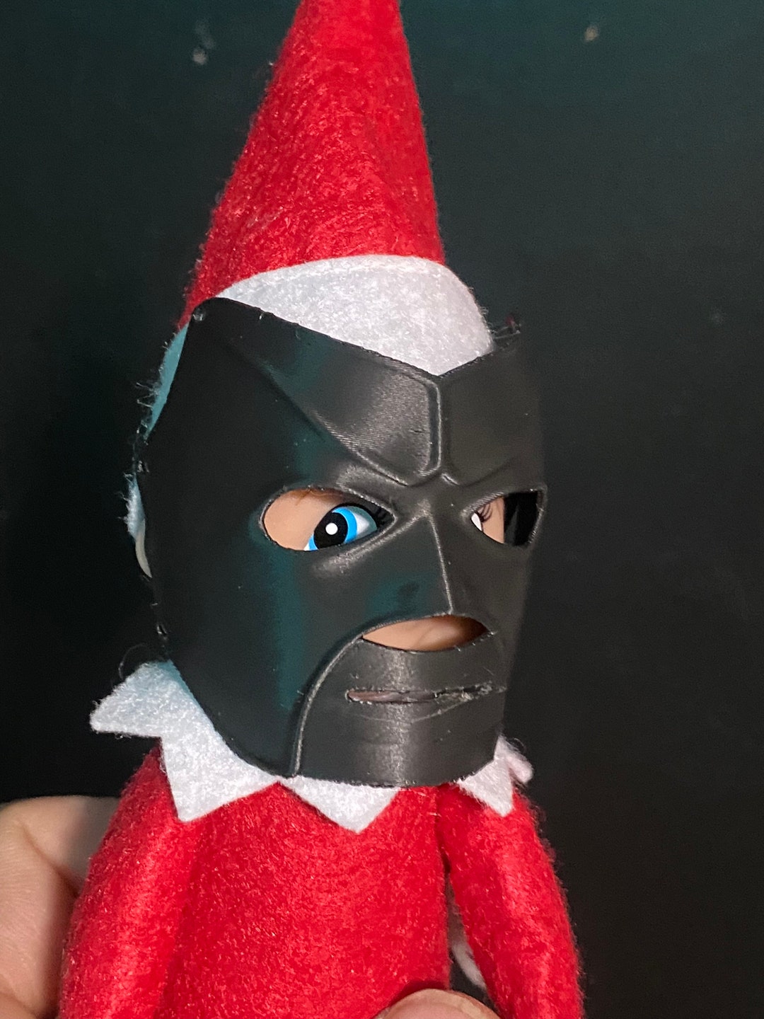 Mini Kane Mask - Elf Doll Prop Outfit - for Halloween or Christmas - Etsy