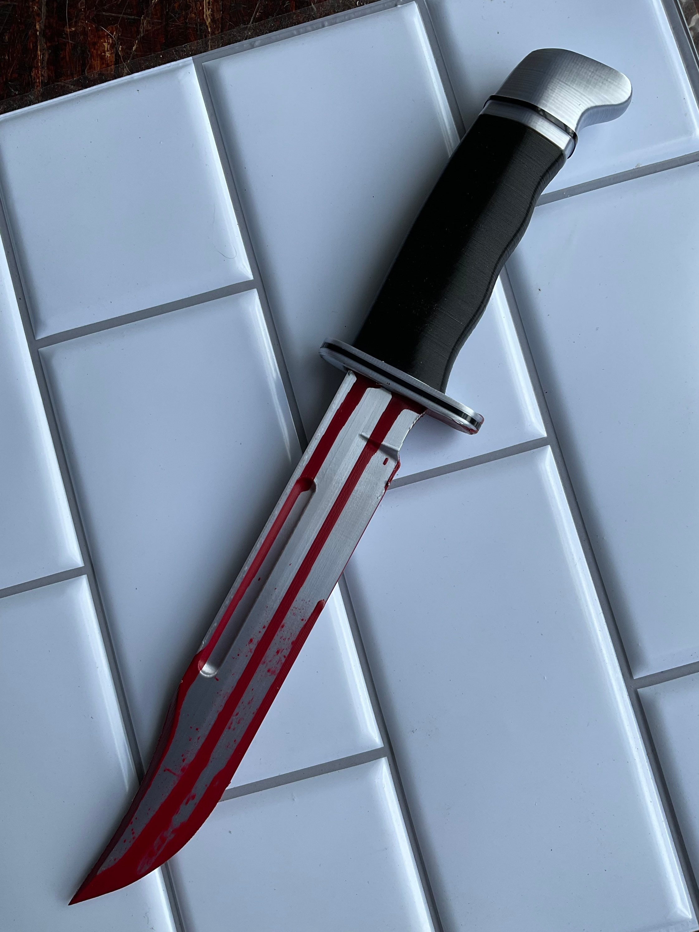 XL - Buck 120 Hunting Knife Prop - (etsy, This is a FAKE Cosplay Toy ...
