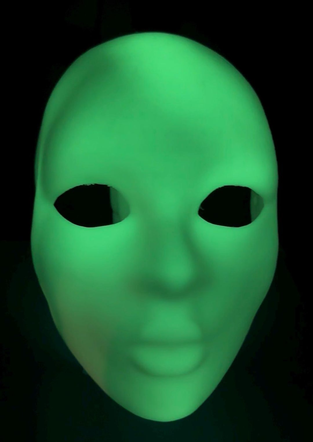 Creepy Girl Doll Mask *GLOW in the DARK* - Etsy