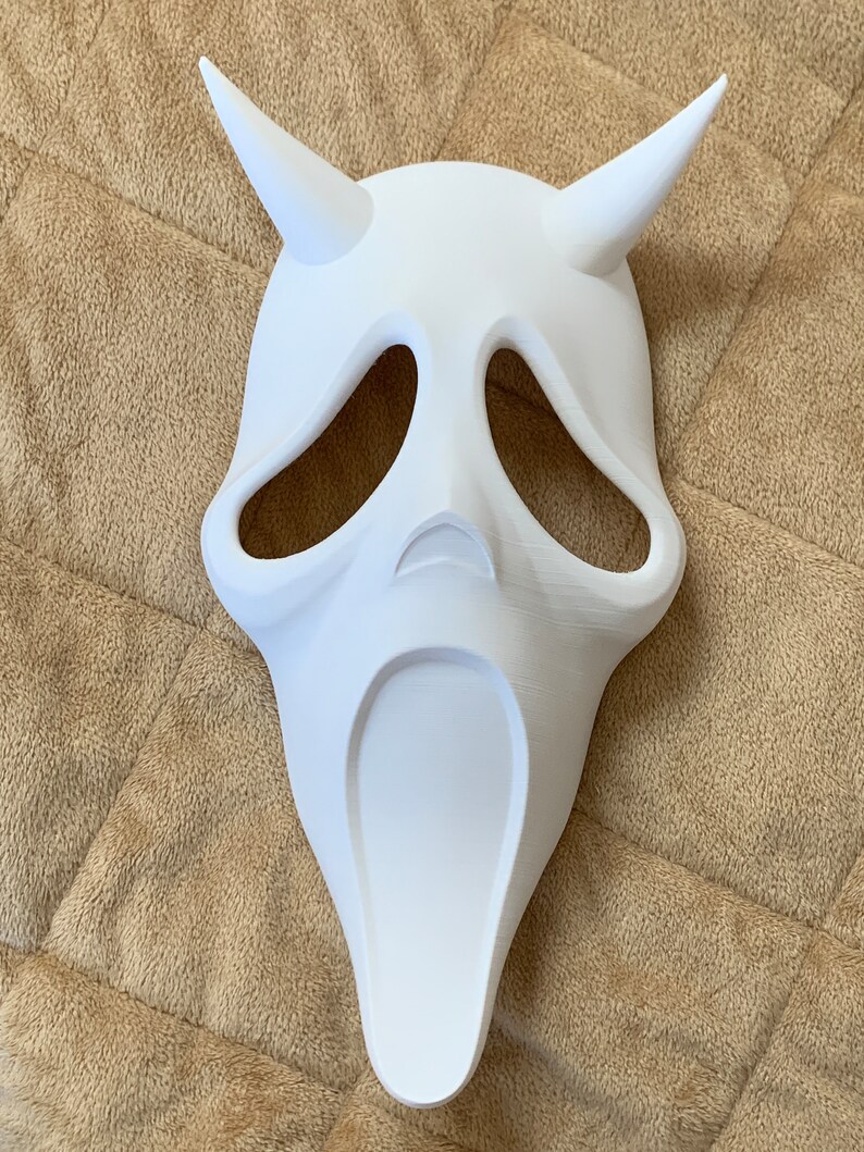 Devil Face Red Devil Demon Ghostface Mask as Seen in Dead - Etsy