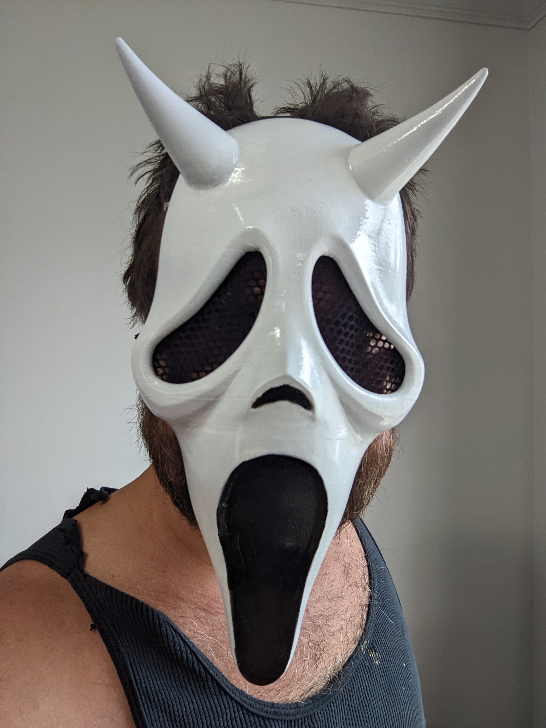 Complete Finished devil Face Red Devil Ghostface - Etsy Australia