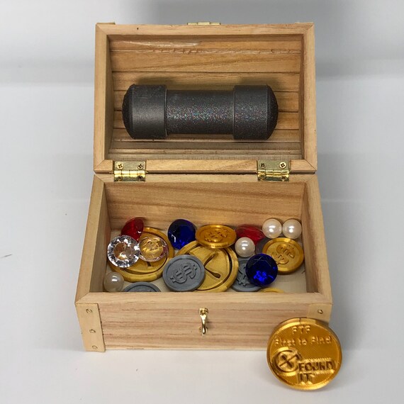 Game Pieces LARGE Weather Treated Treasure Chest Geocache and a PVC ...