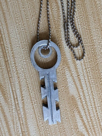 Cosplay Necklace - Movie Prop Trap Key on a Chain - Etsy
