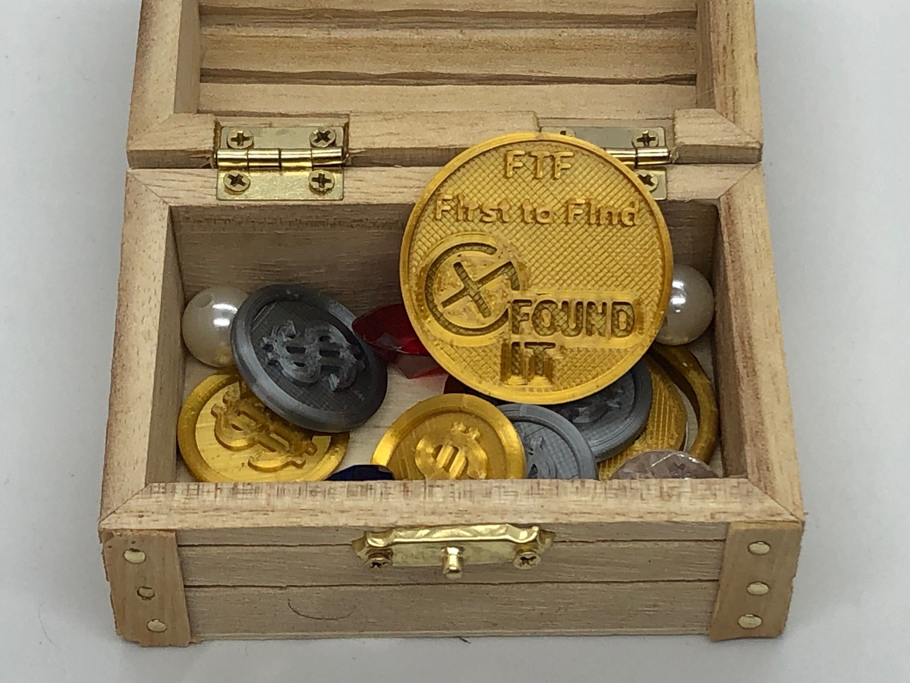 Game Pieces LARGE Weather Treated Treasure Chest Geocache and a PVC ...