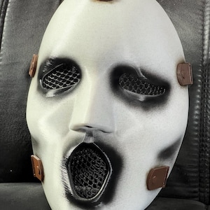 Finished Brandon James MTV Screen Ghost Mask Cosplay - ADULT Size ...