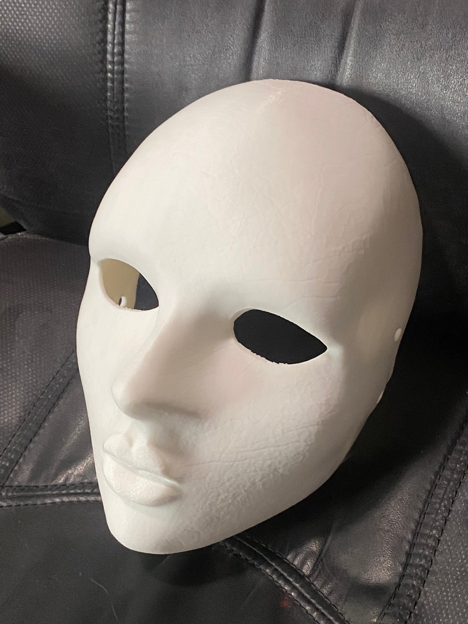 Creepy Girl Doll Mask *GLOW in the DARK* - Etsy