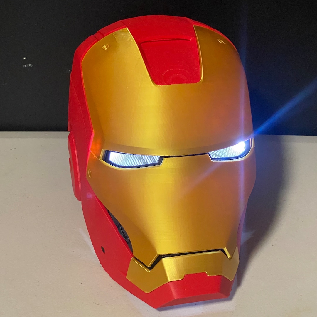 Iron Man Mark III Helmet With Glowing LED Eyes MKIII Cosplay - Etsy