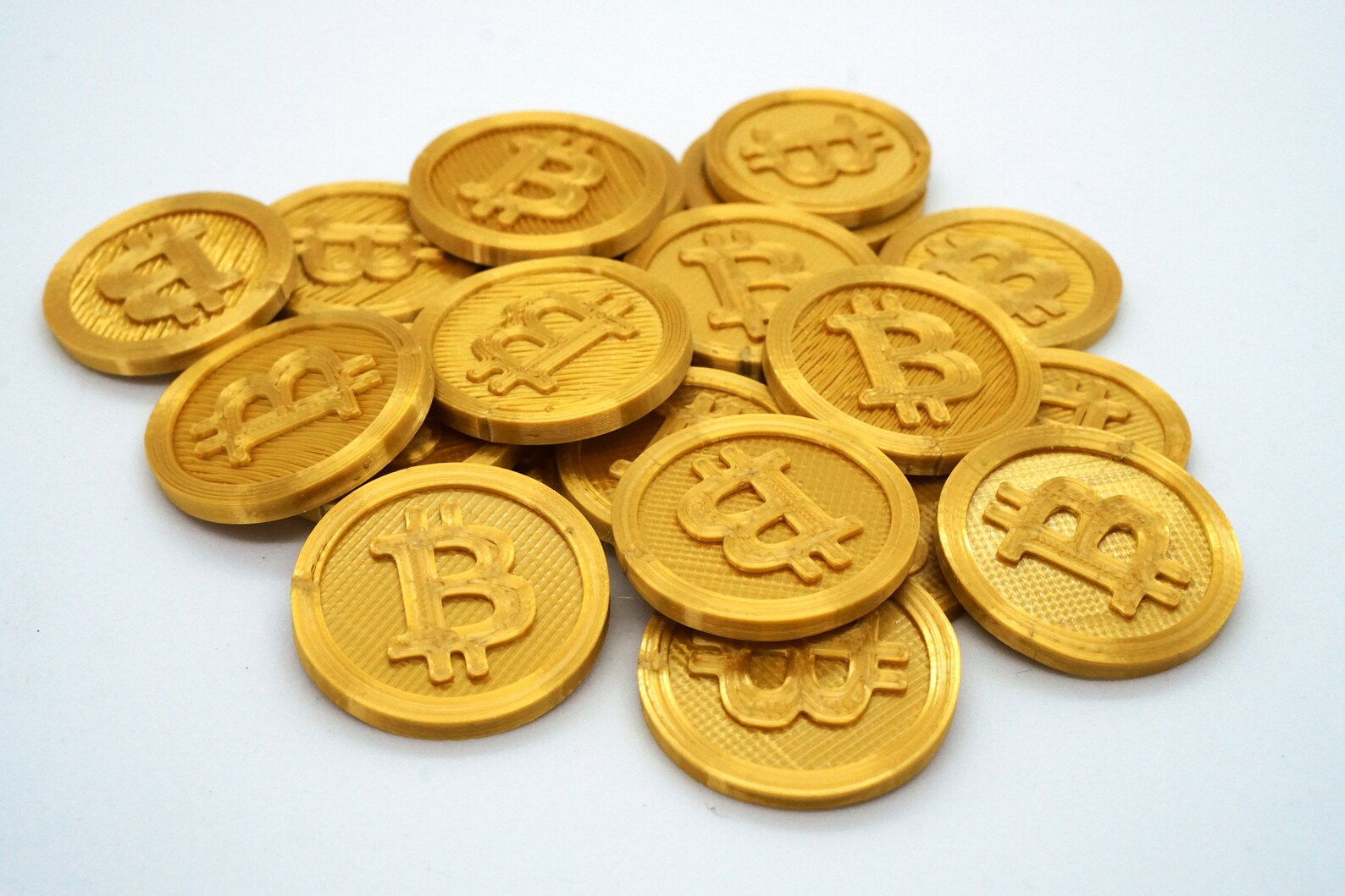 10 Pack GOLD Bitcoins Great for Geocaches Cake Props or - Etsy