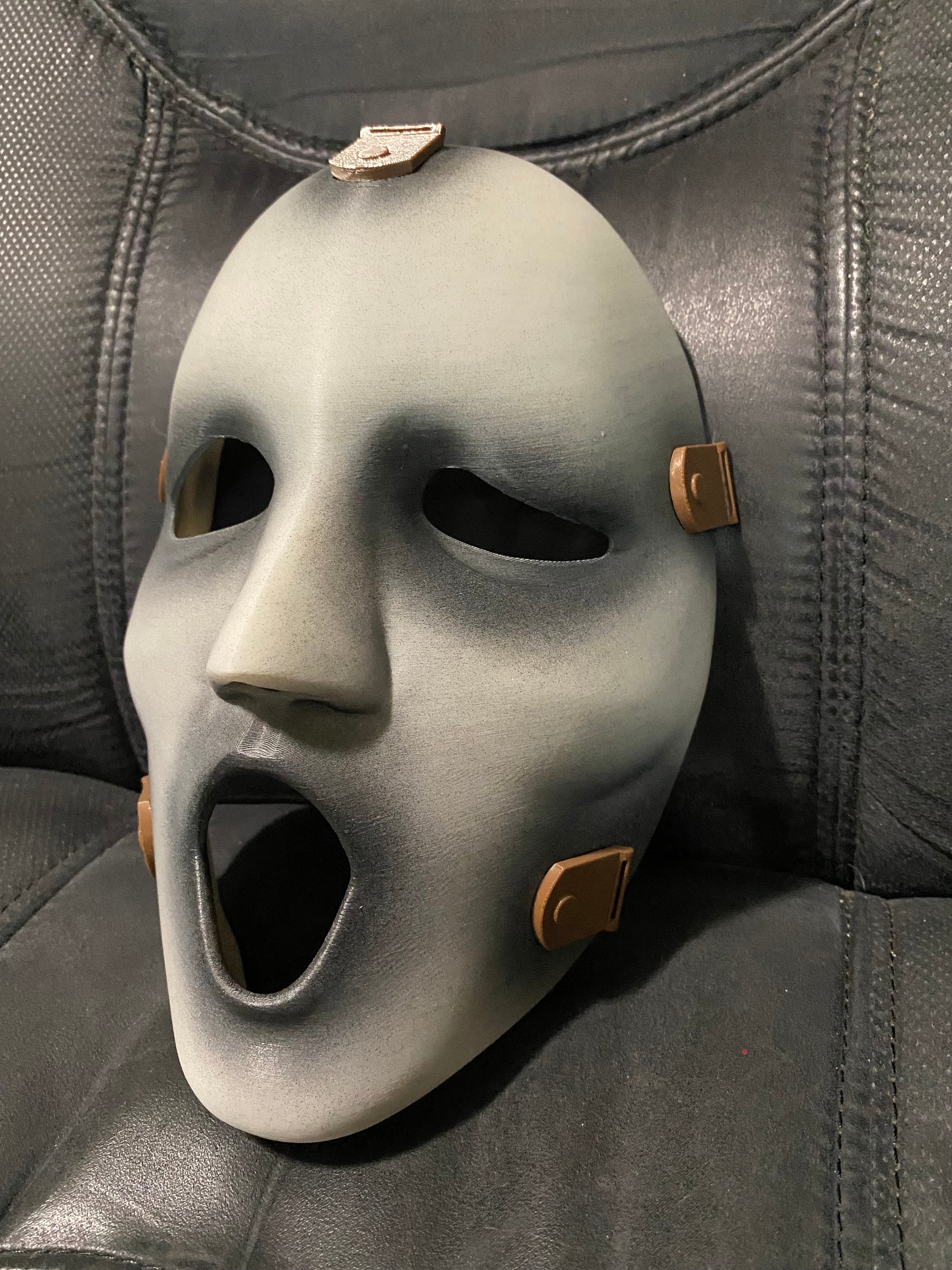 Finished Brandon Ghost Mask Cosplay - ADULT Size - Hand Airbrushed - Etsy
