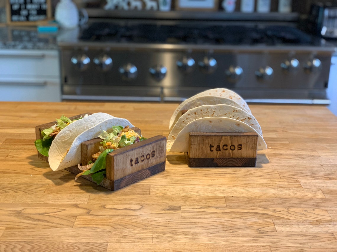 Custom Taco Stands Serving Set of 2 Personalized - Etsy