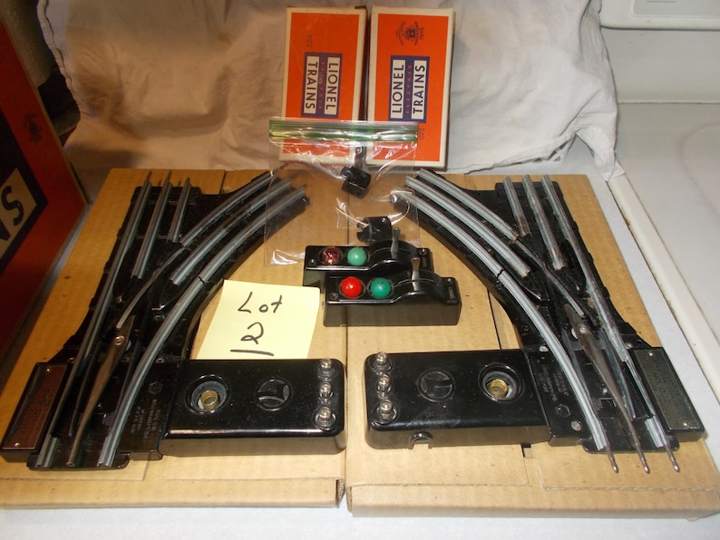 Lionel Electric Trains,o Gauge Remote Control Track Switches 022 With ...