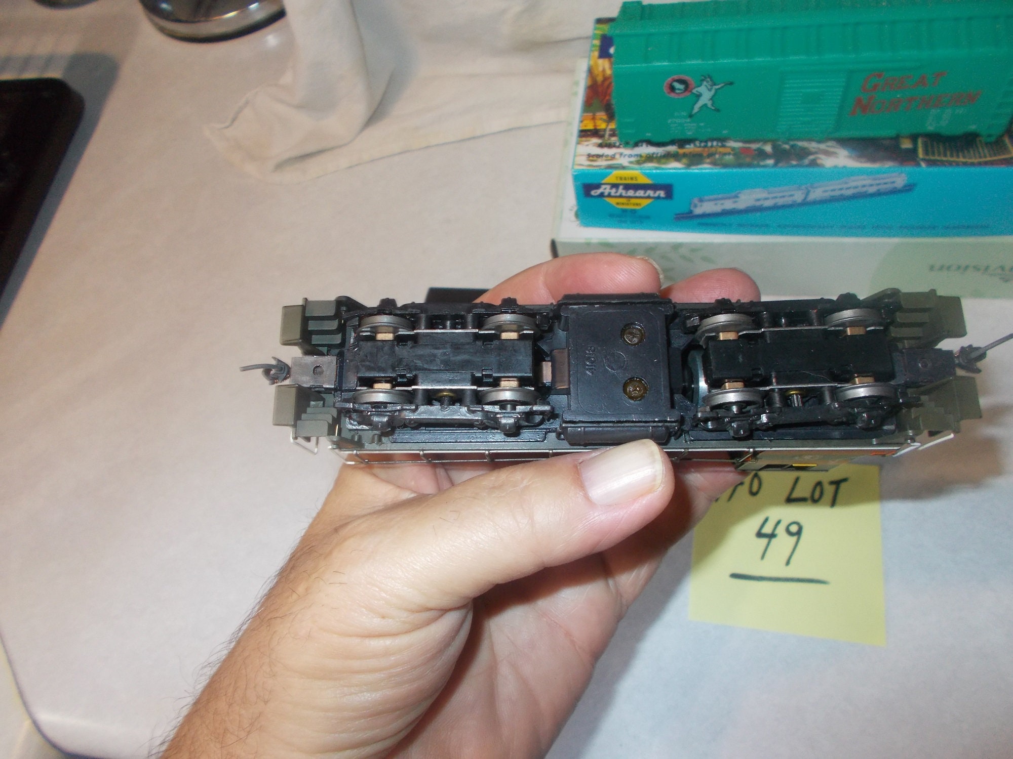 HO Scale Great Northerndiesel Locomotive by Athearn,8 Wheel Drive Loco ...