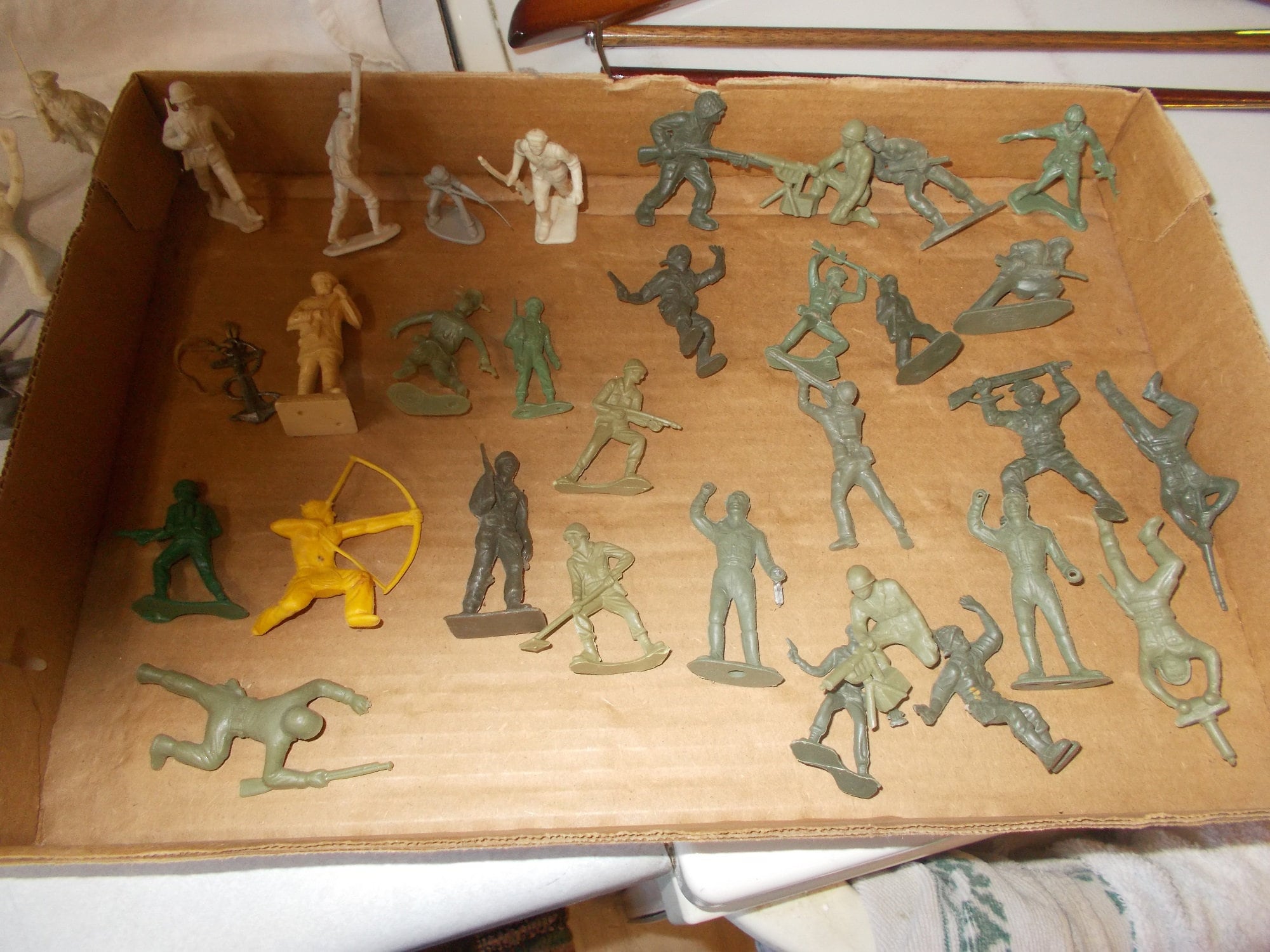 Vintage Marx Army Men Cowboys And Indians And Astronauts