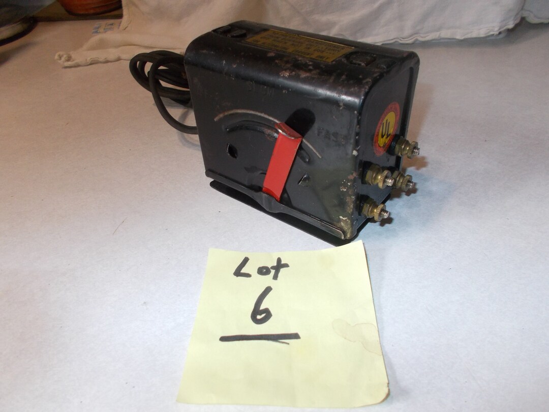Prewar Marx Electric Train 4 Terminal Transformer Model 729 for O27 ...