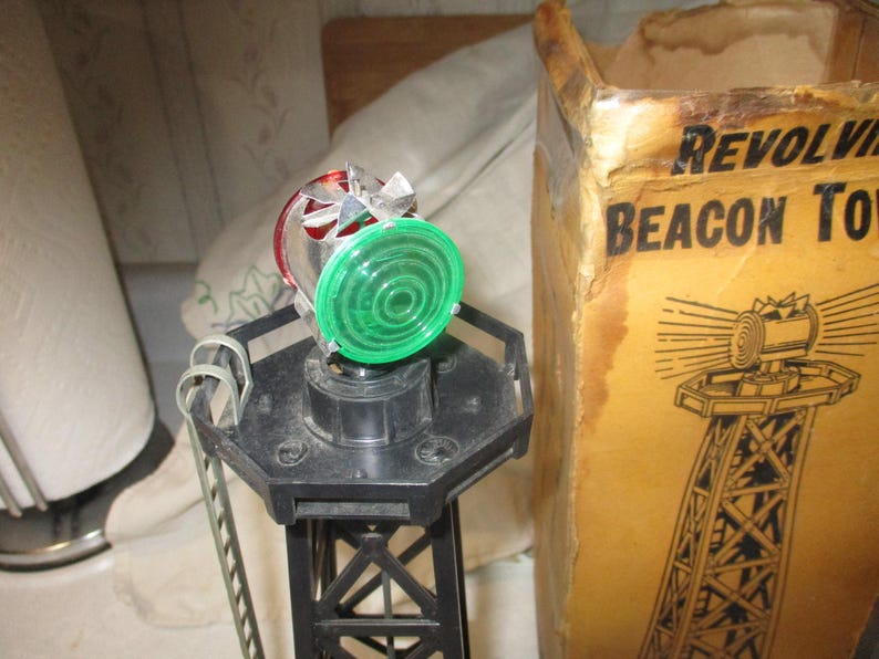 Marx Electric Trains,boxed and Tested Rotary Beacon Tower,lot 107,works ...