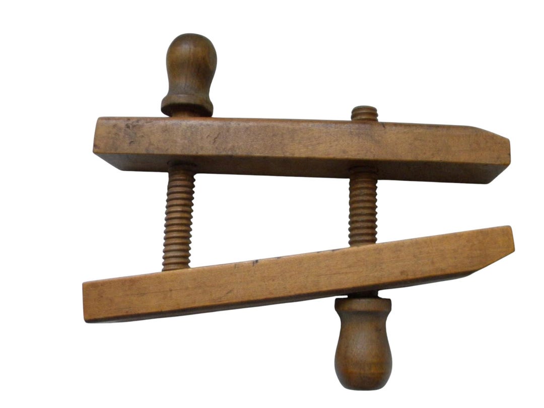 Vintage Wooden Screw Clamp - Hand Screw Clamp - Vintage Wood Tool - Etsy