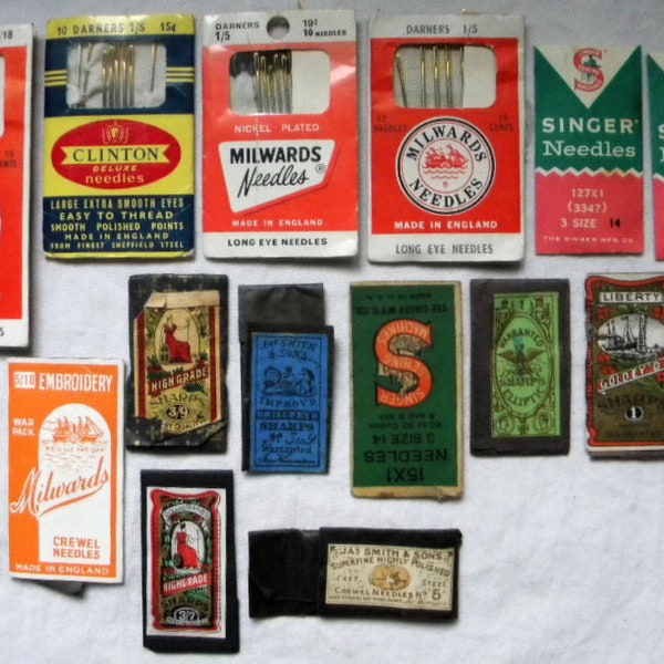 Vintage Needle Packs - Etsy