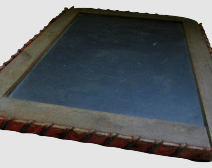 Antique Double Sided Slate Classroom Chalkboard - Wood & Slate ...