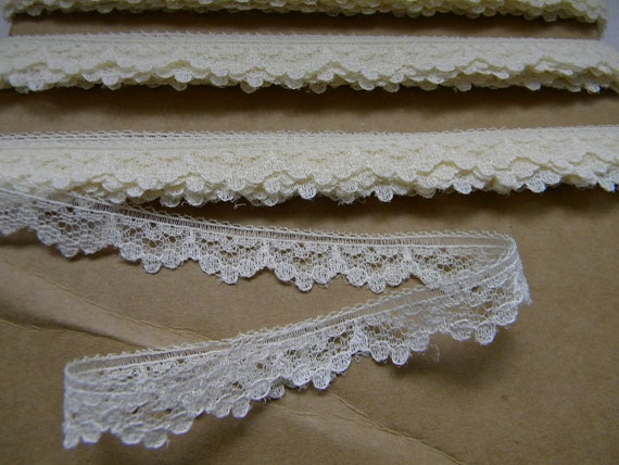 Sewing Lace & Trim Notions 12 Yards of Pretty Vintage Trim Paper Tag ...