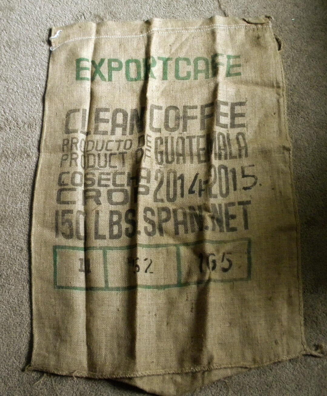 Large Burlap Sack - Burlap Coffee Sack - 150 Lb. Burlap Sack ...