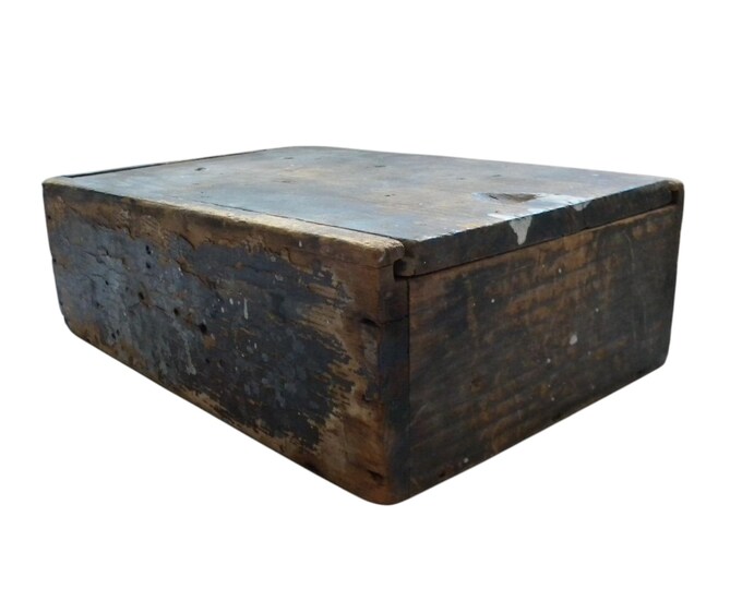 Vintage Wood Slide Box - Wooden Slide Box - Farmhouse Decor - Etsy