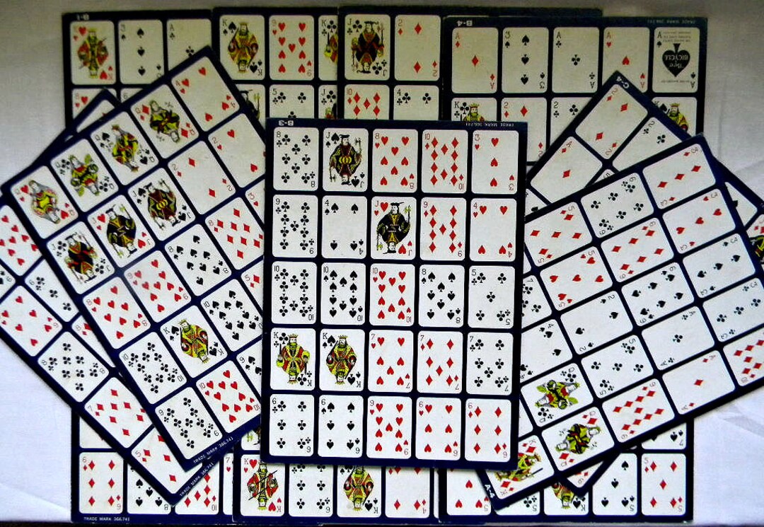 10 Po-ke-no Boards Pokeno Boards Great for Altered Art - Etsy