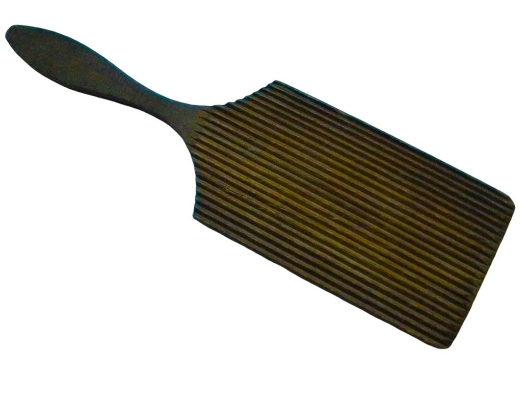 Vintage Wood Butter Paddle Ridged Butter Paddle Farmhouse Kitchen - Etsy