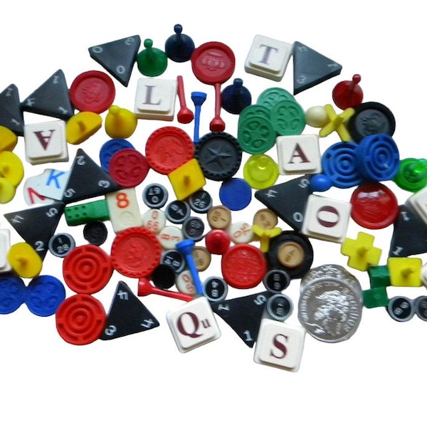 Plastic Game Pieces - Etsy