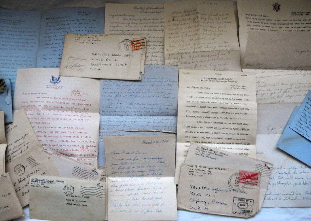 1940's Letters - Soldier Letters - Handwritten Letters - Paper Ephemera ...