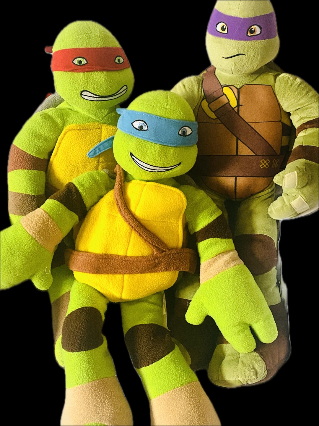 3 TMNT Turtles Teenage Mutant Ninja Turtles Michelangelo Leonardo and ...