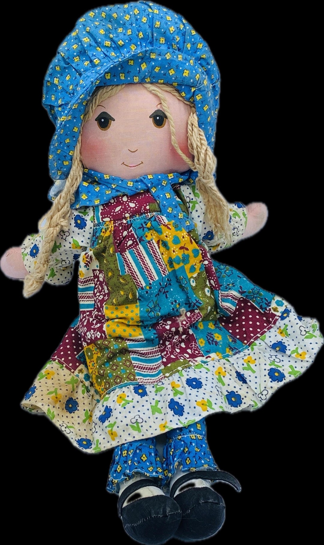 Holly Hobbie Talking Doll Pull Cord Knickerbocker Vintage Doll Hollie ...