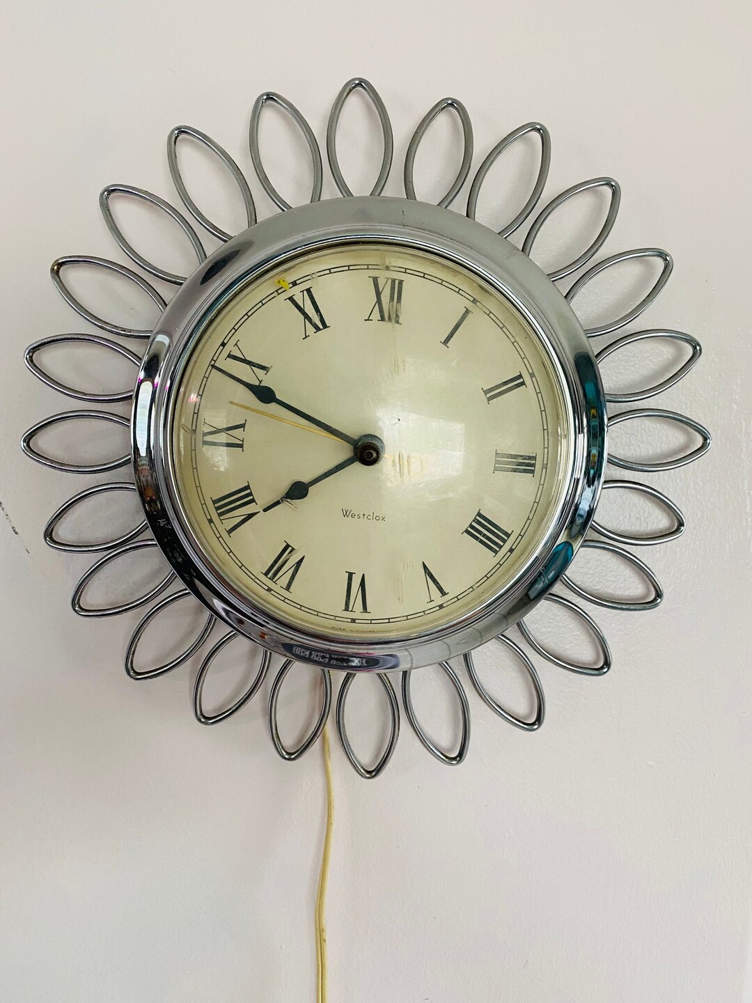 FRILL Westclox Electric Wall Clock Made in Canada Working - Etsy