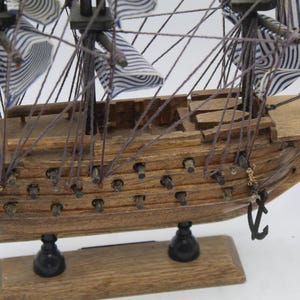 3 Mast Sailing Ship Tall Nautical Sailing Ship Boat Model Sail Fishing ...