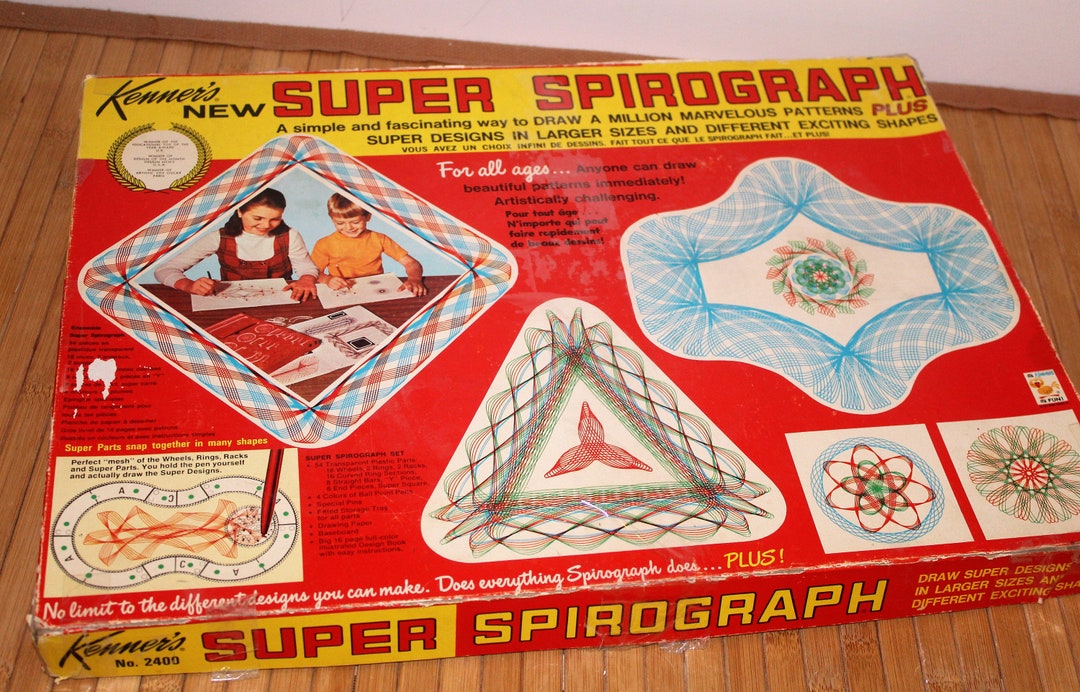 Kenner Super Spiro Graph Spirograph Almost Complete Set 1970s - Etsy