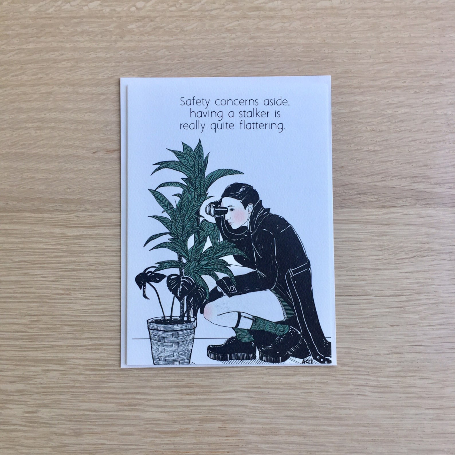 Funny Stalker Birthday Card - Etsy