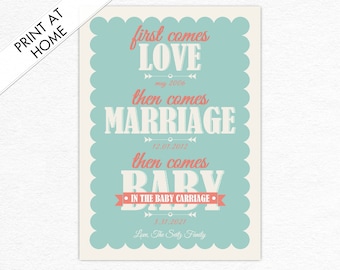 First Comes Love - Etsy