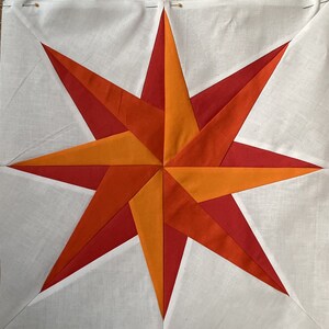 Digital Pattern: 8-pointed Star Block (no Burst) - Etsy