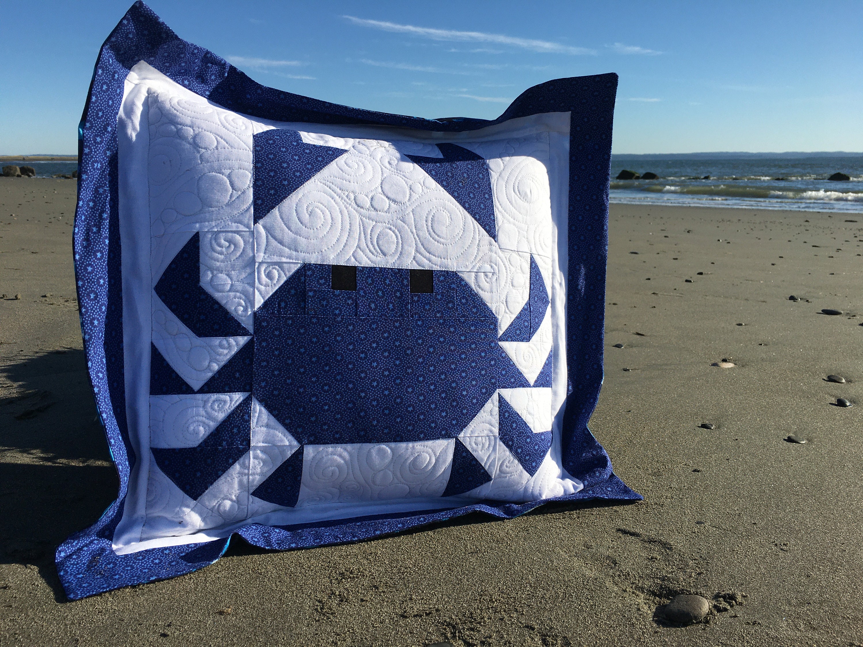 Pattern: Crabby Quilt Block | Etsy