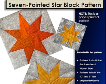 Seven Pointed Star - Etsy