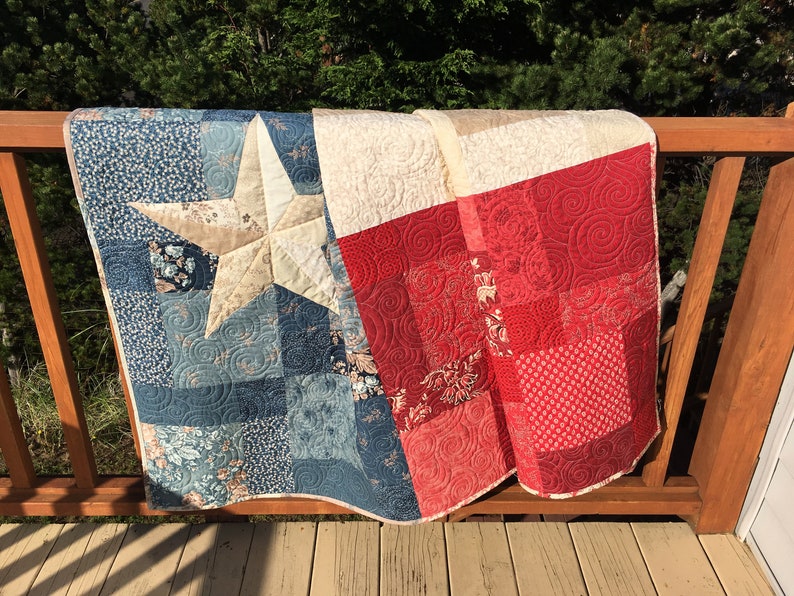 Pattern: Texas Flag Quilt - Etsy