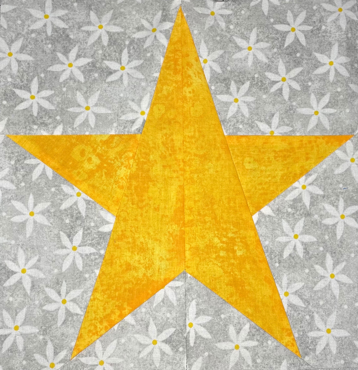 Pattern: Simple 5-pointed Star Block 11 Sizes Included | Etsy