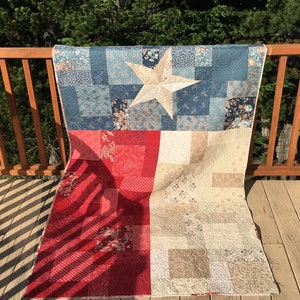 Pattern: Texas Flag Quilt - Etsy