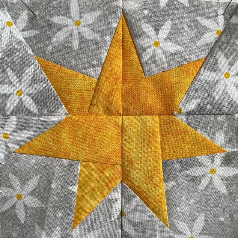 Pattern: Seven-pointed Star Block - Etsy