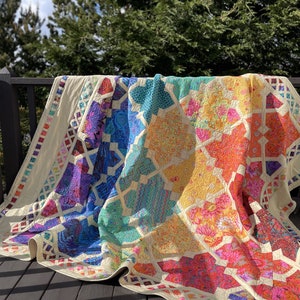 Scrappy Arabesque Quilt Pattern 2nd Edition - Etsy