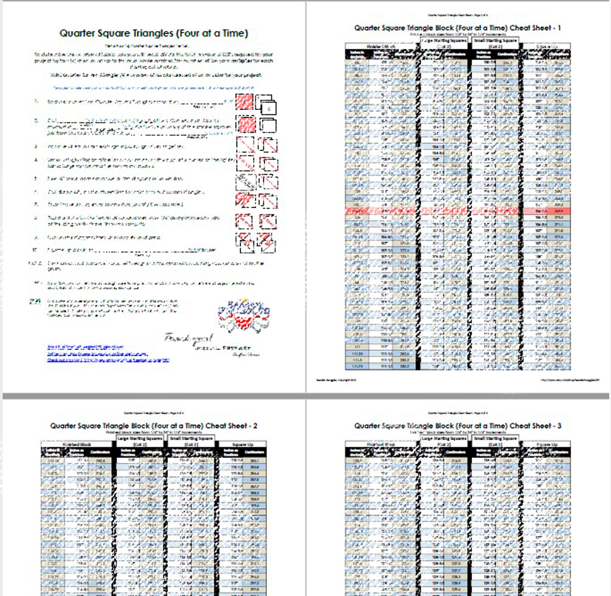 Square Cheat Sheet